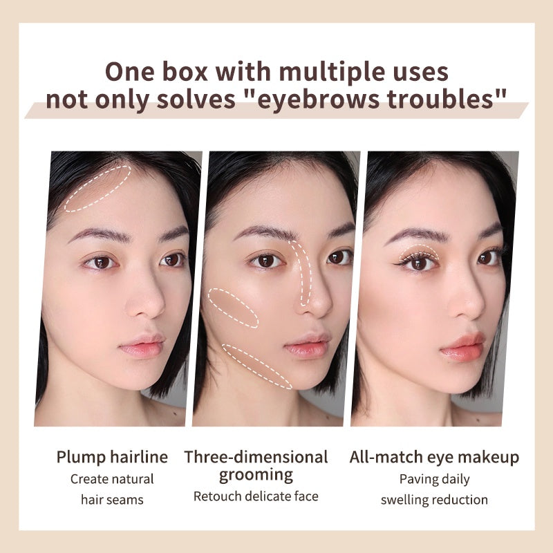 Judydoll-3 Shade Eyebrow Powder Waterproof 3D Effect – Judydoll-JOY GROUP
