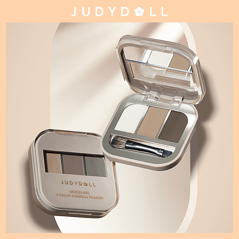 Judydoll-3 Shade Eyebrow Powder Waterproof 3D Effect – Judydoll-JOY GROUP