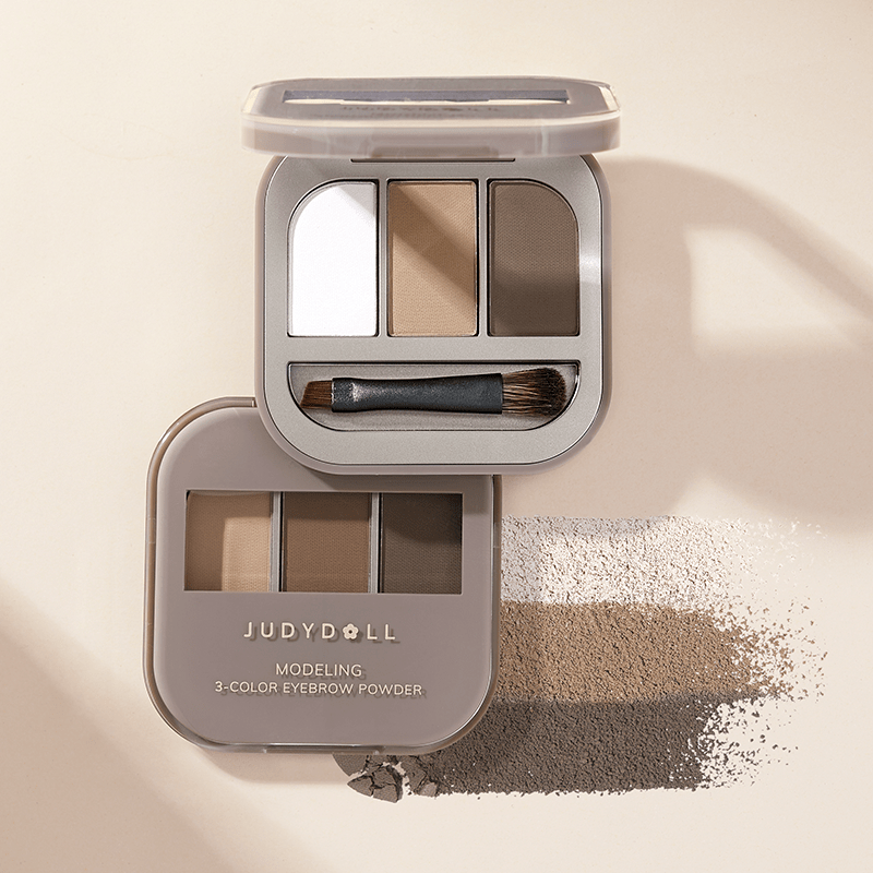 Judydoll-3 Shade Eyebrow Powder Waterproof 3D Effect – Judydoll-JOY GROUP