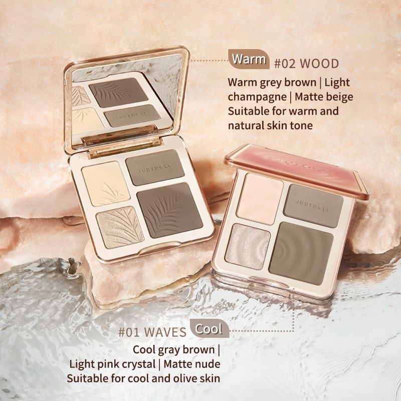 Judydoll-2 IN 1 Highlighter Contour Palette – Judydoll-JOY GROUP